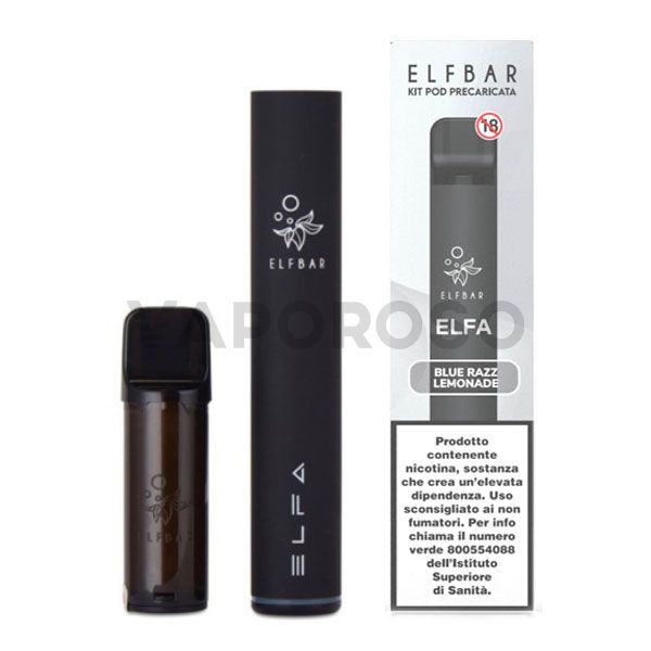 ELFA ElfBar Ricaricabile Kit con Pod Precaricata Acquista Online - Vaporoso