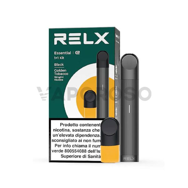 Relx Essential Kit con Pod Precaricata Acquista Online - Vaporoso