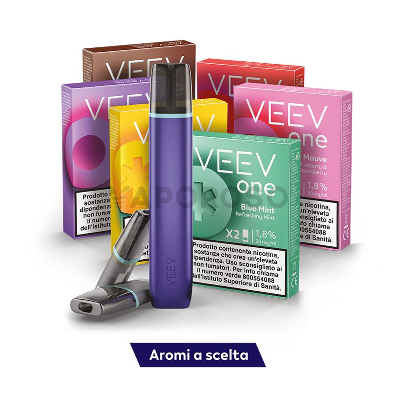 Dispositivo VEEV ONE + 1 confezione di pod VEEV ONE- Vaporoso