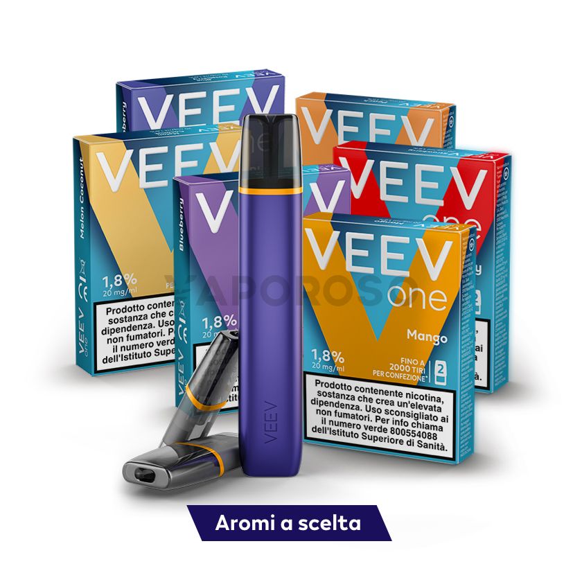 Dispositivo VEEV ONE + 1 confezione di pod VEEV ONE- Vaporoso