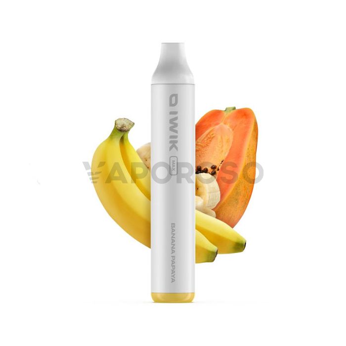 IWIK MAX Banana Papaya - 2500 Puff - Usa e Getta - Vaporoso
