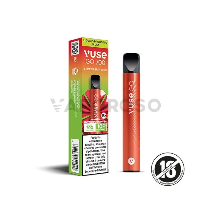 Vuse Go Strawberry Kiwi - 700 Puff - Usa e Getta - Vaporoso